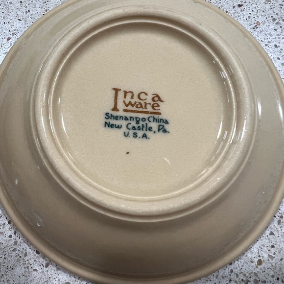 Shenango China | Dining | 5 Vintage Inca Ware Shenango China Restaurant ...